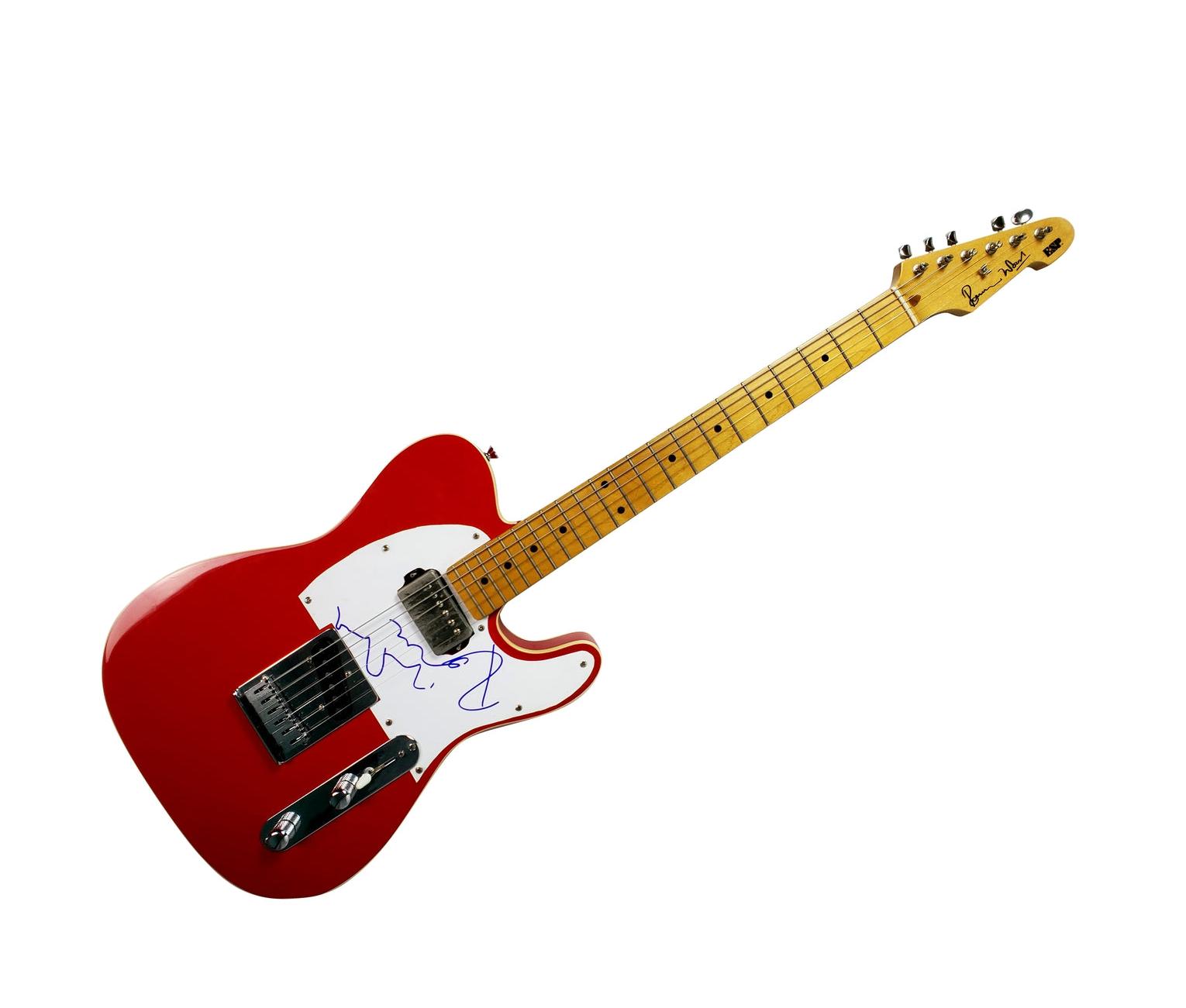 Rolling Stones Ronnie Wood Autographed Signed Signature ESP Guitar ...