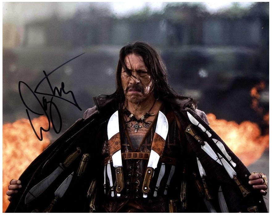 Danny Trejo Autographed 8x10 Machete Blades Photo – Autograph Pros LLC