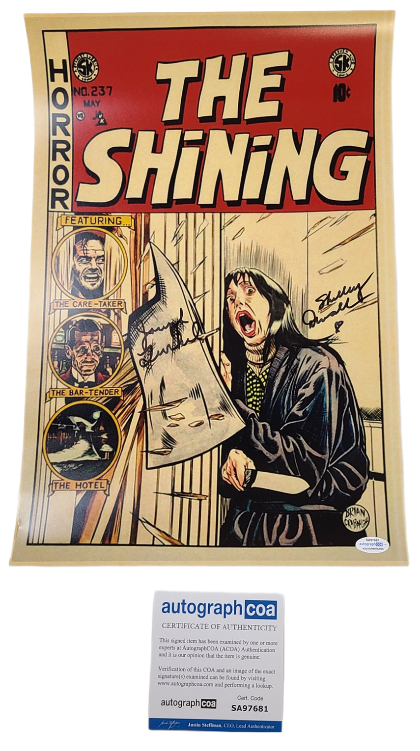 Shelley Duvall Joe Turkel Signed RARE The Shining 12x18 Comic Photo ...