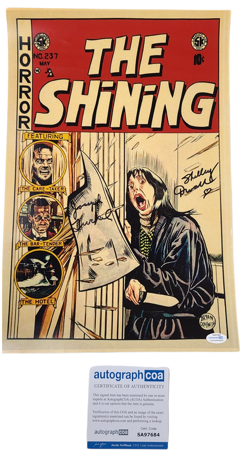 Shelley Duvall Joe Turkel Signed RARE The Shining 12x18 Comic Photo ...