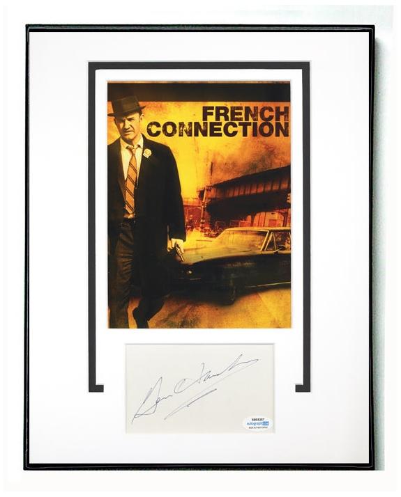 Gene Hackman Autographed French Connection Photo Poster Cut Display AC ...