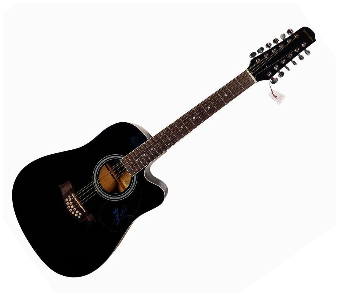 Billy Ray Cyrus Autographed 12-String Acoustic Guitar – Autograph Pros LLC