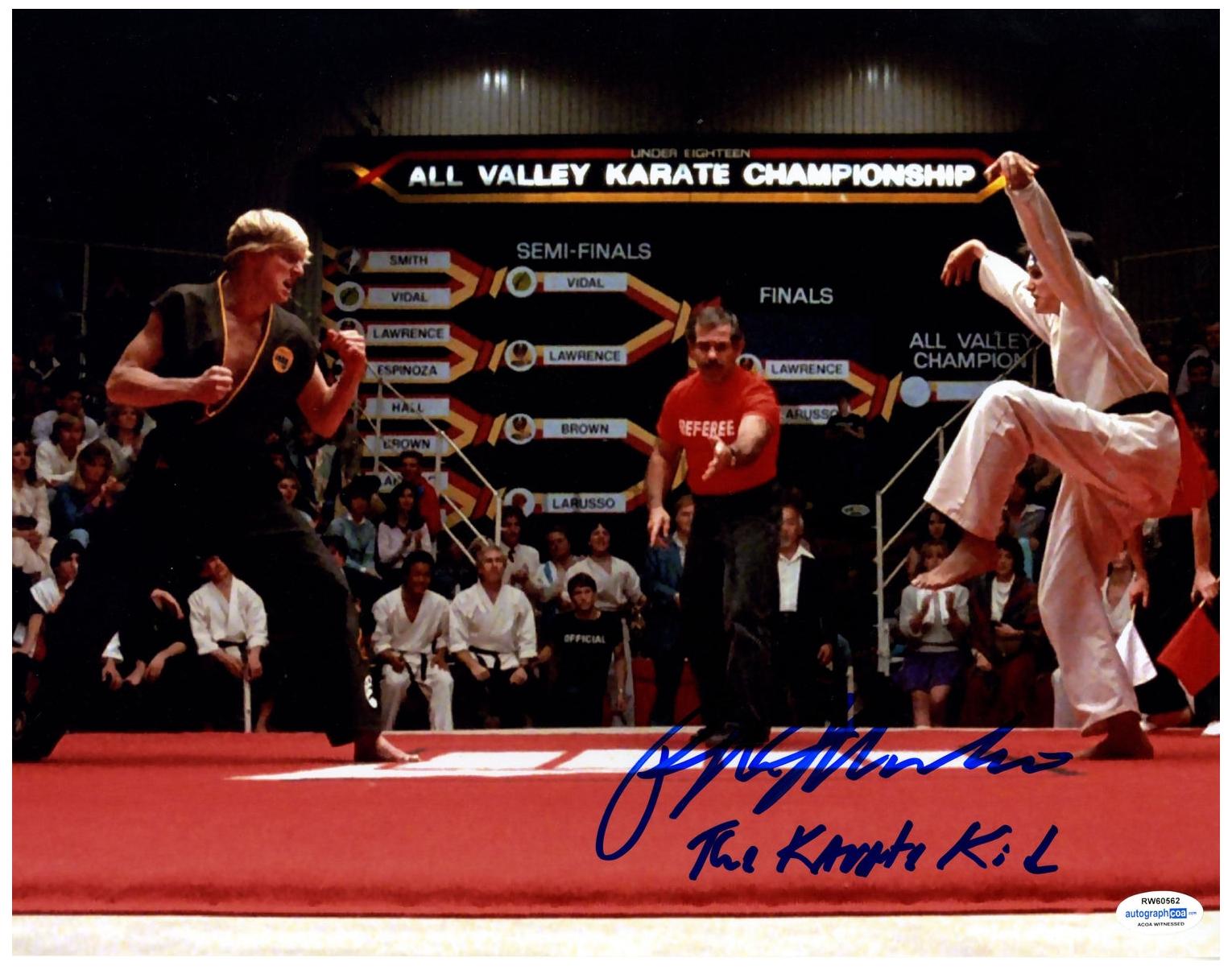 The Karate Kid Ralph Macchio Signed 11x14 Photo Inscription – Autograph ...