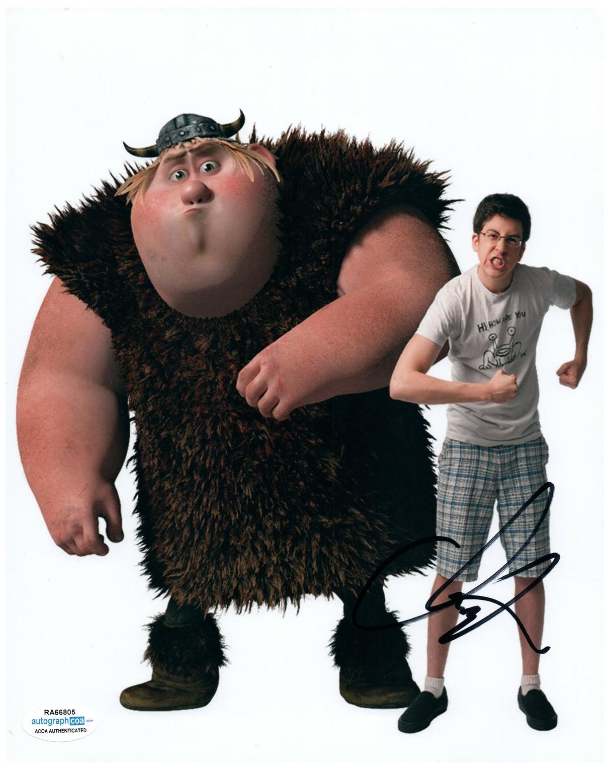 How To Train Your Dragon Christopher Mintz-Plasse Autographed 8x10 ...