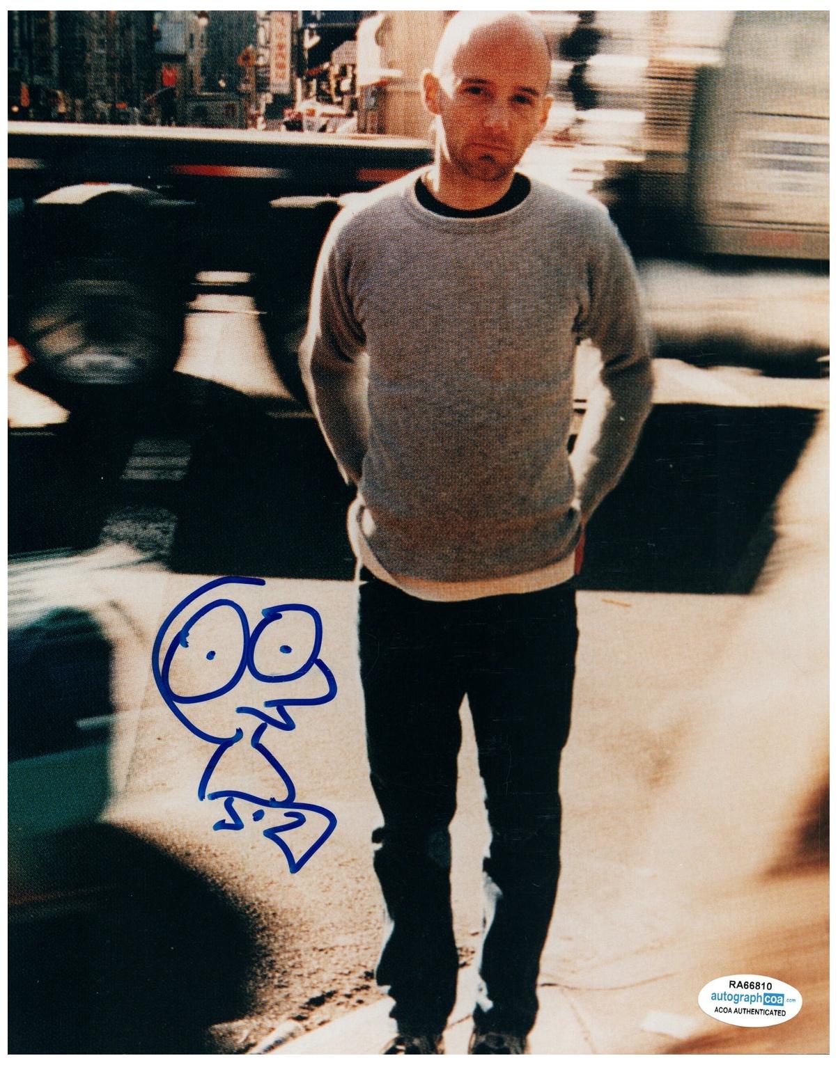 Moby Autographed Self-Portrait Alien Sketch Signed 8x10 Photo ...