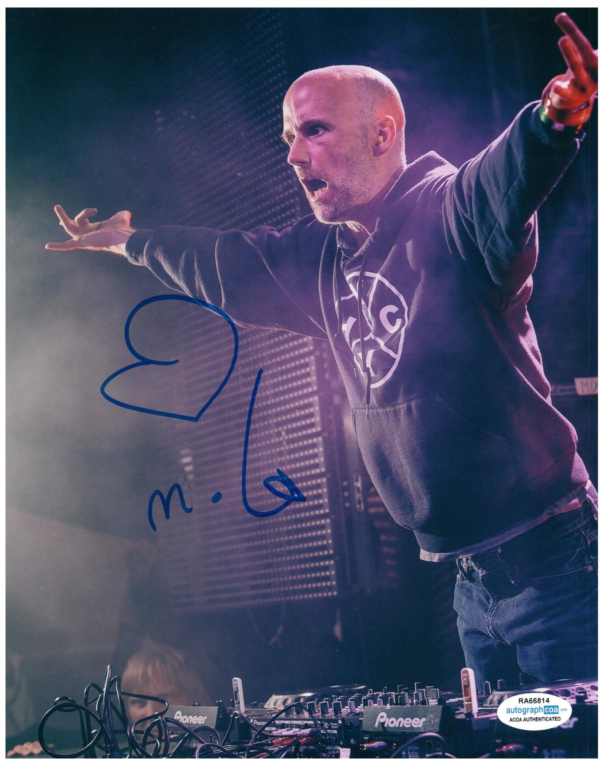 Moby Autographed Self-Portrait Alien Sketch Signed 8x10 Photo ...